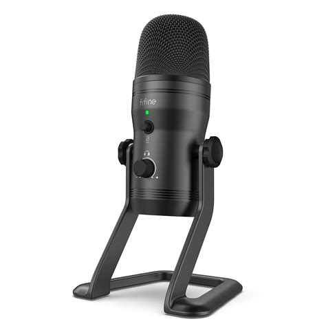 FIFINE K690 USB Mic with Four Polar Patterns, Gain Dials, A Live Monit ...