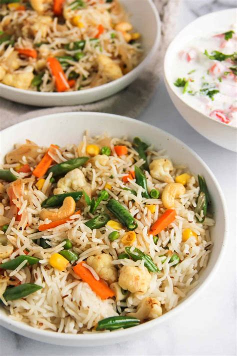 White Vegetable Pulao