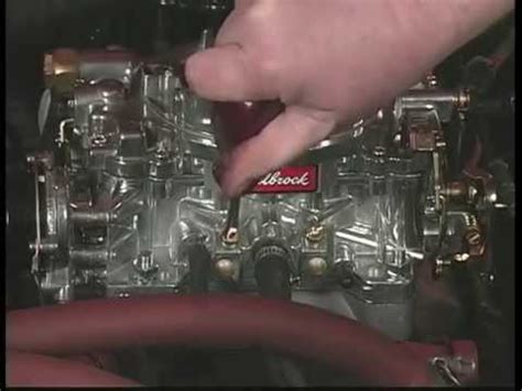 Edelbrock Carburetors: Installation and Tuning - 03 Installation - YouTube