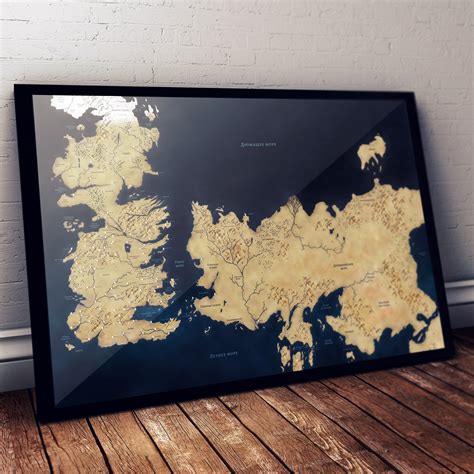 Карта Игры Престолов (rus) — Mapny