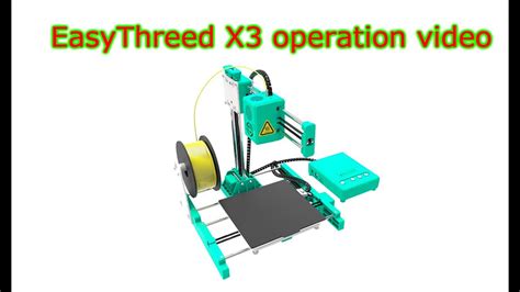 EasyThreed X3 operation video 20200909 - YouTube
