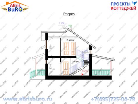 Проект узкого коттеджа с мансардой и террасой K1150-105 общей площадью ...