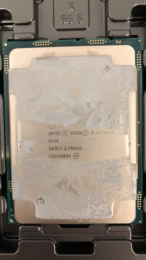 Intel Xeon Platinum 8168 SR37J 24-Core 2.70GHz CPU Processor *FRESH ...