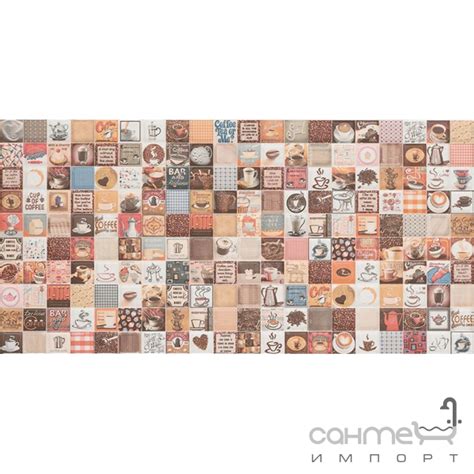 Плитка настенная под мозаику Fanal Mosaico декор Crema Cocina глянцевый ...