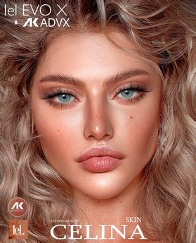 Second Life Marketplace - E.BEAUTY - CELINA SKIN VELOUR - ROSE KISS [LELUTKA EvOX]