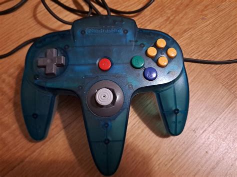 Nintendo 64 Controller Joystick Pad türkis transparent N64 (Gebraucht ...