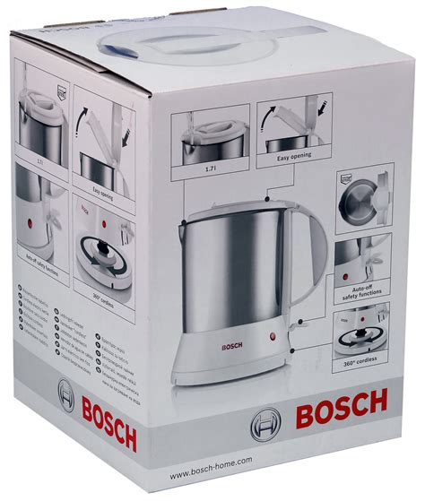 Обзор чайника Bosch TWK1201N с цельнометаллической колбой