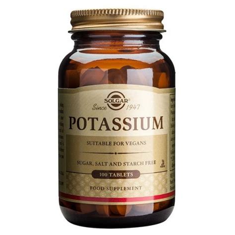Kalium/Potassium 100tbl