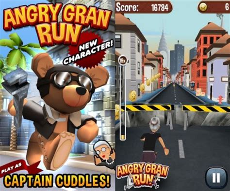 Беги, бабуля, беги 2 (Angry Gran Run 2) - 3D игра на ловкость