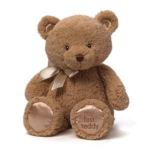Baby GUND My First Teddy Bear, Ultra Soft Animal Plush Toy for Babies ...