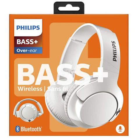 Белые беспроводные наушники Philips Bass+ SHB3175 White с магнитами ...