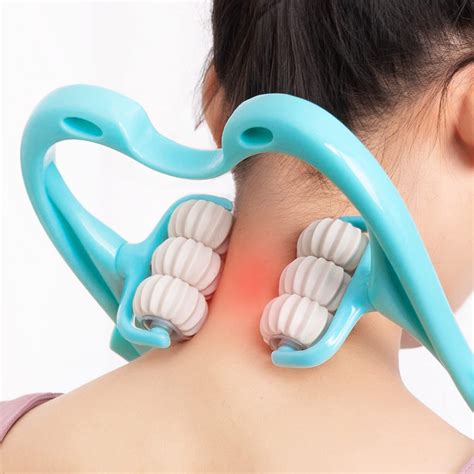 Nucarture Neck Massager for Cervical Pain Relief Manual Massage Roller ...