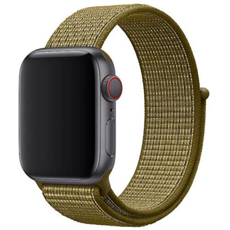 Ремешок Apple Watch 41/40/38mm Olive Flak Nike Sport Loop (MTM62 ...