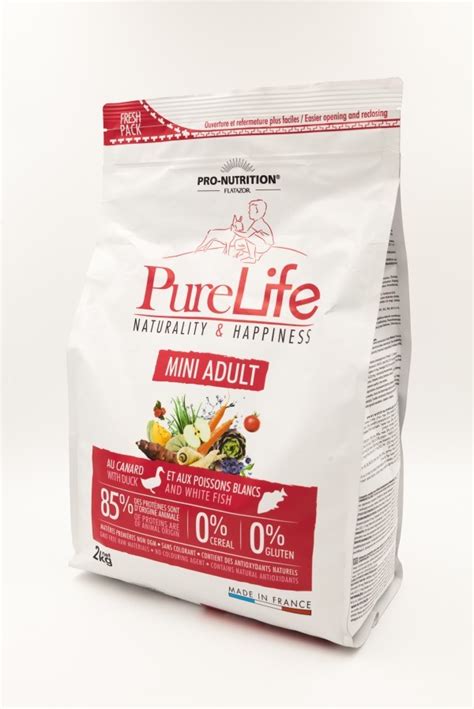Flatazor Pure Life Mini Adult hipoallergén táp kacsával és fehér hallal ...