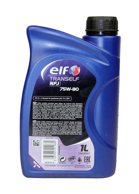 213875 Elf - Трансмиссионное масло Elf Tranself NFJ 75W-80, 1л 213875 ...