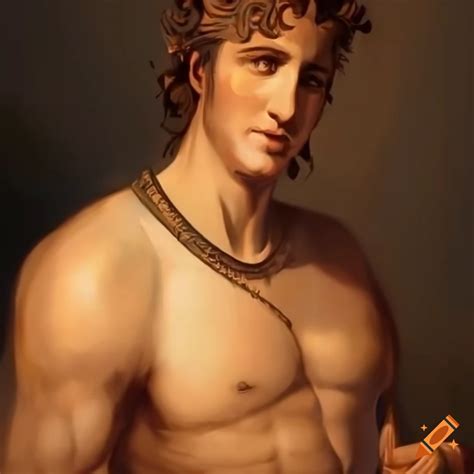 Portrait of achilles on Craiyon