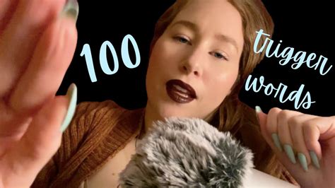 🏆 100 best asmr trigger words (according to reddit) - YouTube