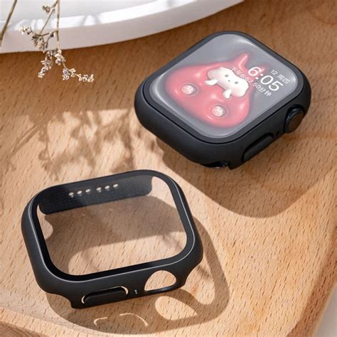 Стальное стекло + корпус Apple Watch 45mm 41 44 40 заставка, аксессуары ...