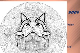 Coloring Pages “MANDALA Cat” Graphic by MMcatsdesign · Creative Fabrica