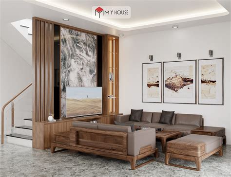 Dịch vụ thiết kế thi công nội thất gỗ óc chó tại hà nội
