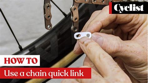 How to use chain quick links: Pro tips for removing and installing a chain with a joining link ...