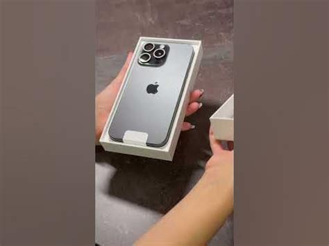 Нереально бомбическая звуковая распаковка НОВОГО IPhona 15 pro max на 1 ...
