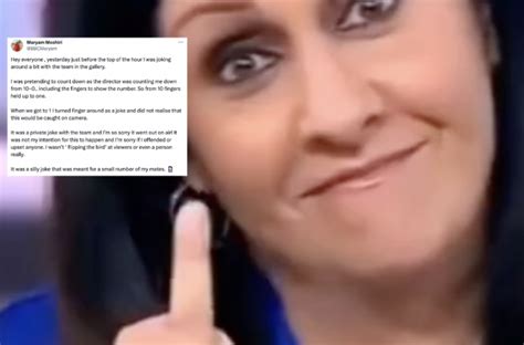 BBC News Anchor Middle Finger Video Watch