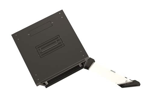 Hyperline TWB-1866-GP-RAL9004 Шкаф настенный 19-дюймовый (19"), 18U ...