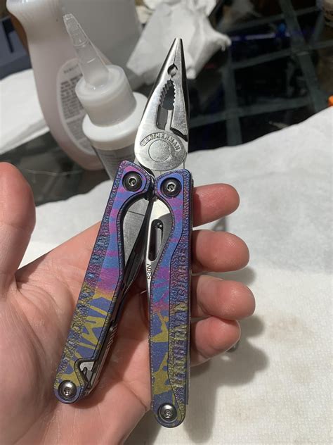 Anodized Charge TTI : r/Leatherman