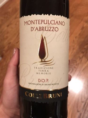 Colli Bruni Montepulciano d'Abruzzo | Vivino US