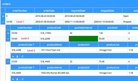 Subgrid * | phpGrid - PHP Datagrid