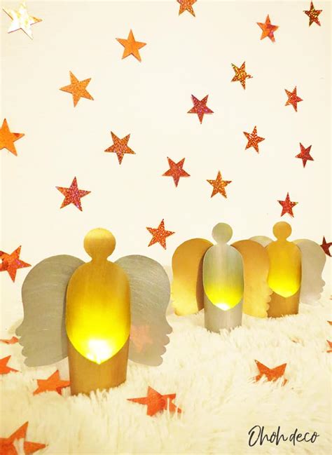 Подсвечник ангел из бумаги мастер-класс - kidscraft.ru