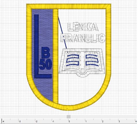 Matriz logo Colegio Lenka Franulic | Matrices y Bordados