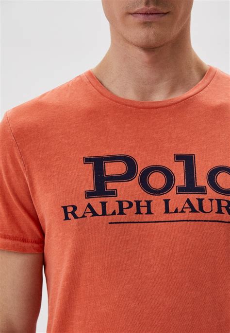 Футболка Polo Ralph Lauren, цвет: оранжевый, RTLABB462401 — купить в ...