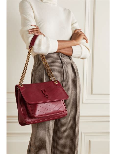 Saint Laurent Niki Quilted Leather Shoulder Bag | IUCN Water
