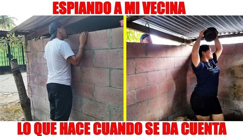 Espiando a Mi Vecina Mientras se Baña - Mira lo que Hizo Cuando se Dio Cuenta - YouTube
