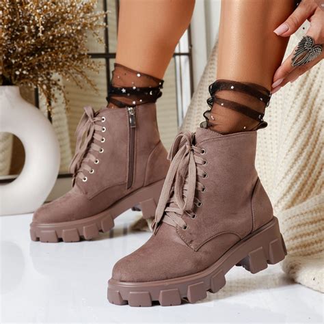 Дамски Боти Cloe Каки #17001 | OneFashionRoom.Bg