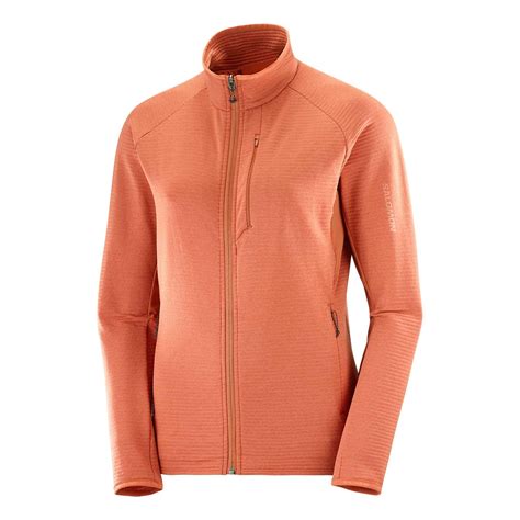 Salomon Essential Lightwarm Full Zip Fleece Women | Deporvillage