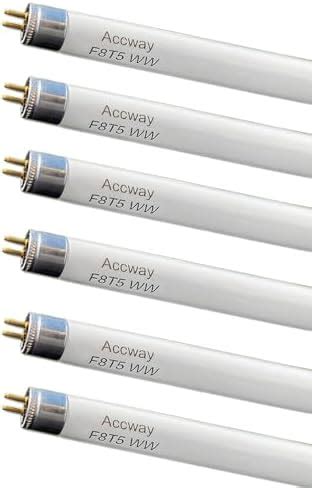 (6 Pack) F8T5/WW 12’’ Linear Fluorescent Light Bulb, 8W Warm White T5 ...