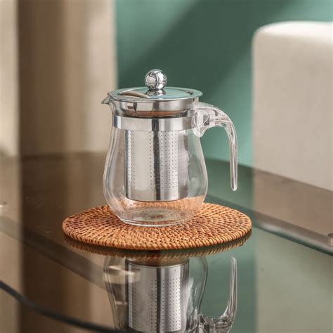 Teko Kaca Stainless Steel - Teko Beling - Chinese Tea Pot dengan ...