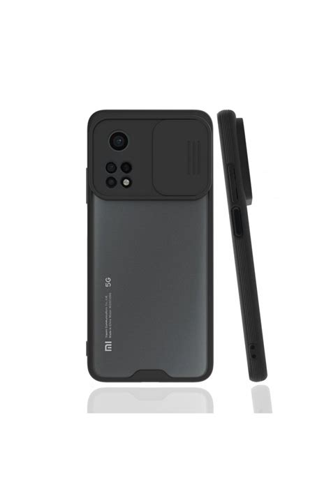 Fibaks Xiaomi Redmi Note 11 Pro & 12 Pro 4g Kılıf Sürgülü Kamera ...