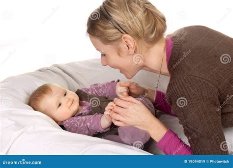 Mommy's little girl stock image. Image of person, loving - 19094019