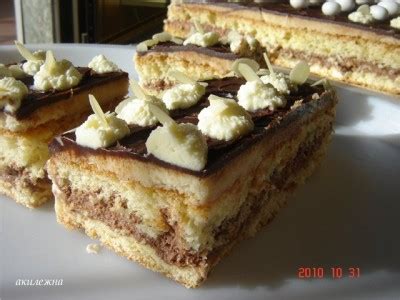 Пирожное «Бисквит с двойной начинкой» : Торты, пирожные