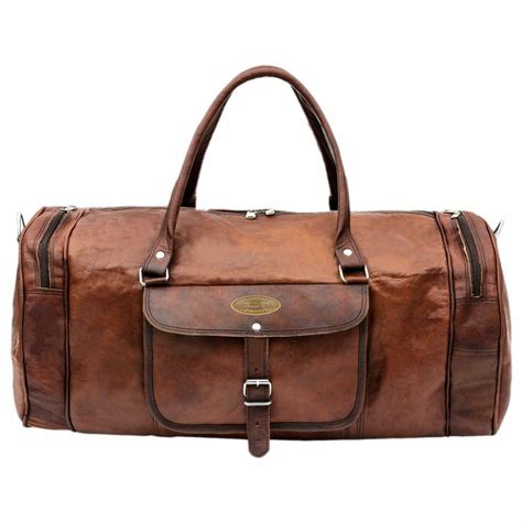 Extra Large Mens Leather Duffle Bag | IUCN Water