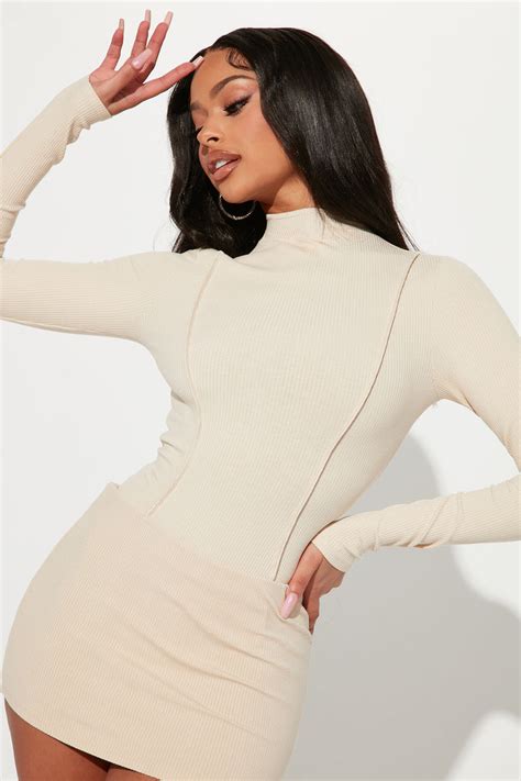 Kacy Snatched Bodysuit - Cream | Fashion Nova, Bodysuits | Fashion Nova