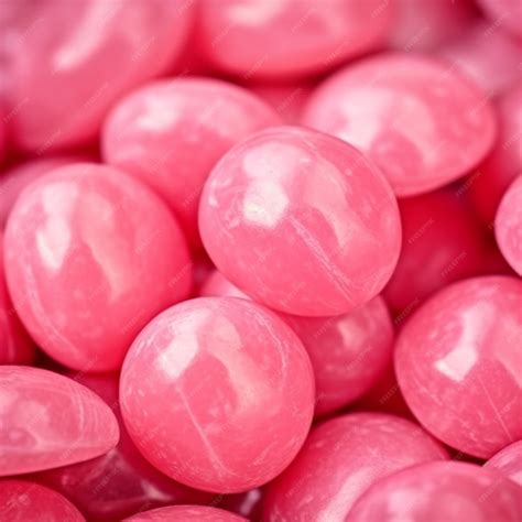 Premium Photo | Super Macro Of The Pink Candy Extreme Closeup
