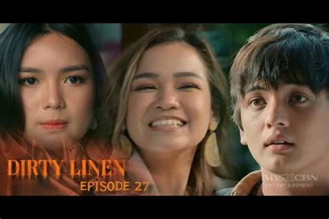 Dirty Linen: Chiara, nagulat nang halikan ni Tonet si Nico | Episode 27 | ABS-CBN Entertainment