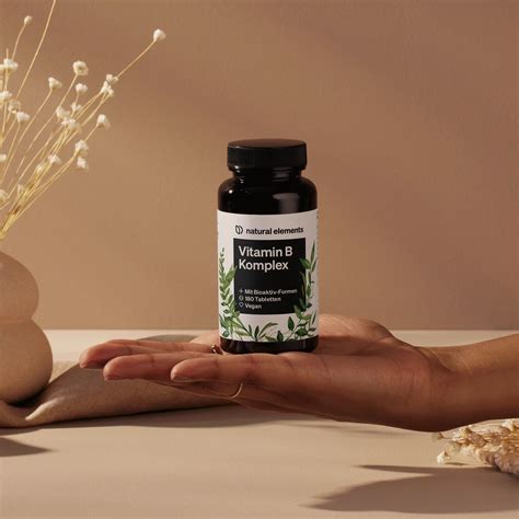 Vitamin B Komplex unterstützt dich mit 8 B-Vitaminen. – natural elements