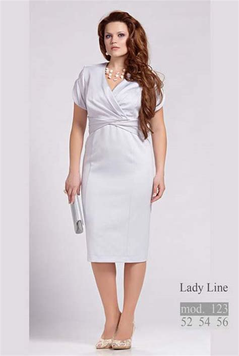 Нарядные платья для полных модниц белорусского бренда Lady Line. Осень ...