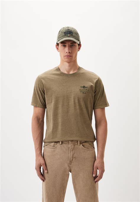 Футболка Aeronautica Militare, цвет: хаки, RTLADO893701 — купить в ...